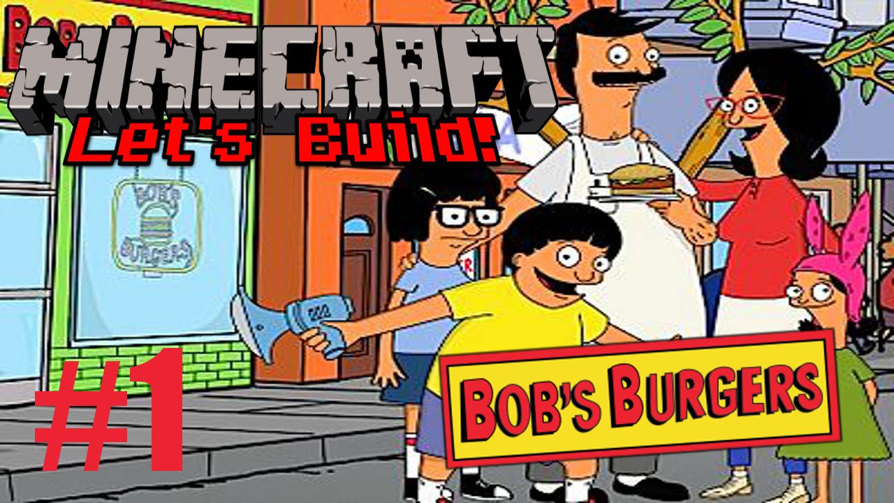 Minecraft Let's Build: Bob's Burgers - Part 1. - YouTube