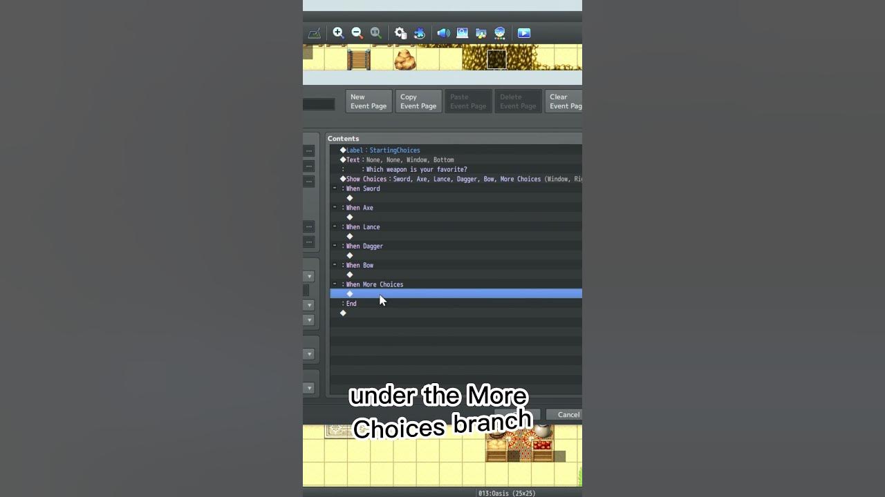 A way to use two POWERFUL event commands 💪 #rpgmaker #videogames #gamedev - YouTube