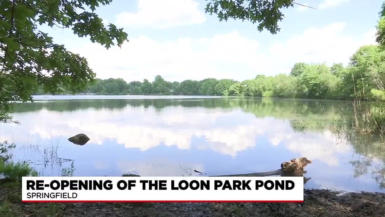 Springfield’s Loon Park Pond reopens in time for holiday weekend - YouTube