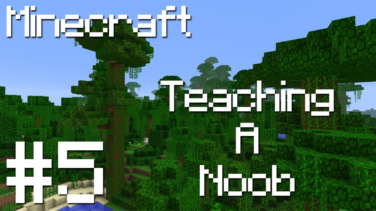 Minecraft: Teaching A Noob - #5 Lost! - YouTube