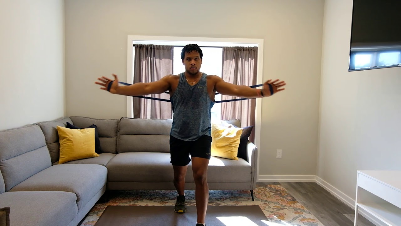 Resistance Band Chest Fly's - YouTube