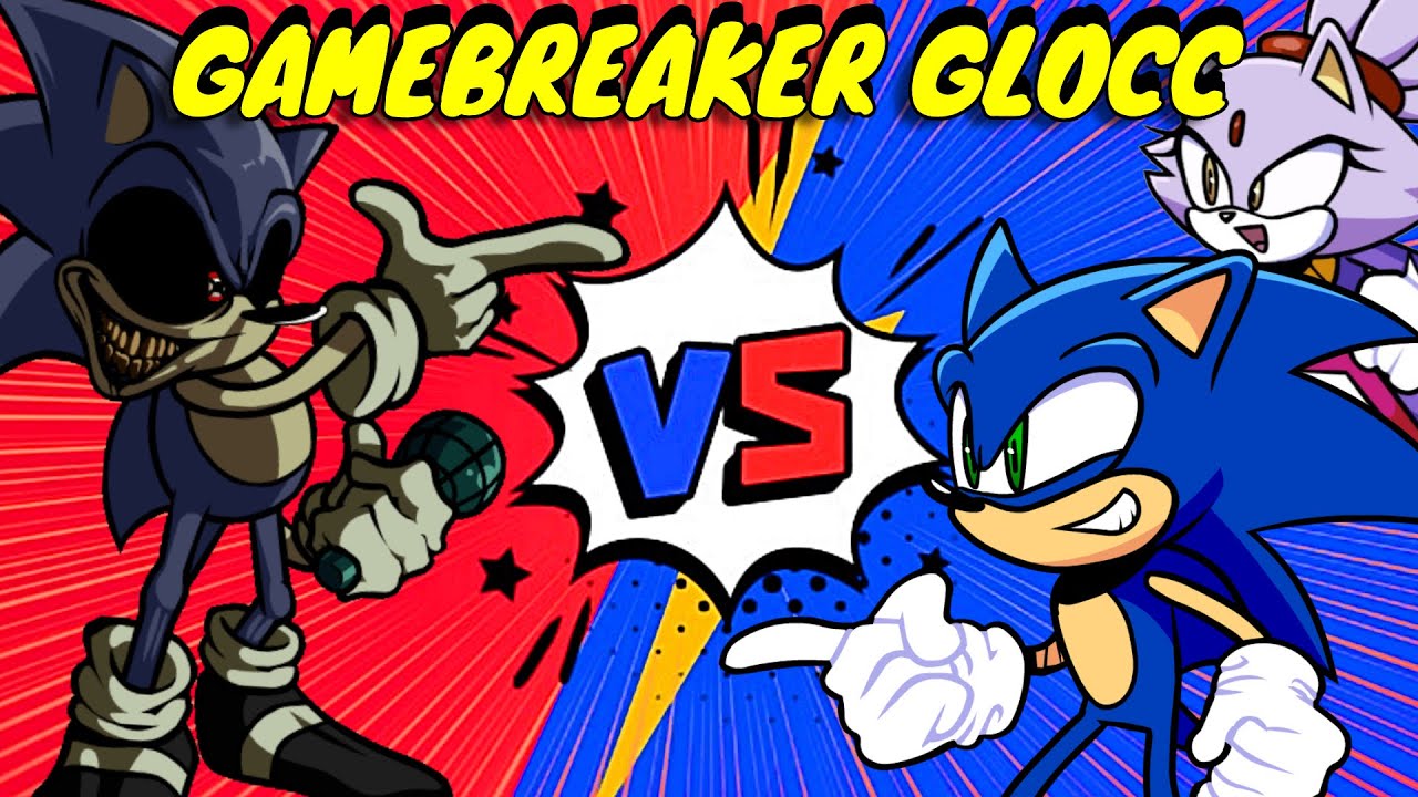 FNF GAMEBREAKER GLOCC COVER VERSION PLAYABLE #sonic #blaze - YouTube