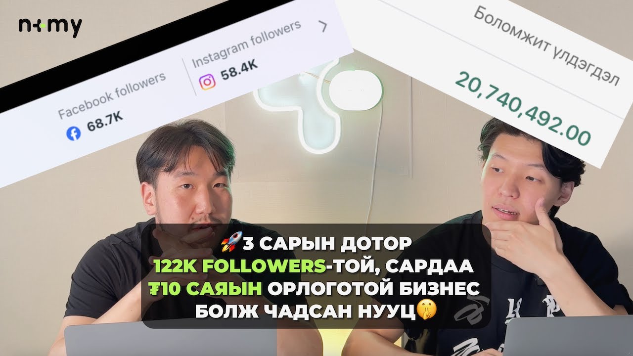 😳3 САРЫН ДОТОР 🚀122K FOLLOWERS, САРДАА 🤑10 САЯ ТӨГРӨГ ОЛДОГ БИЗНЕС ...