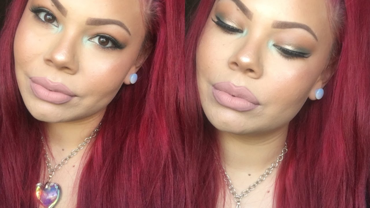 MERMAID INSPIRED MAKEUP TUTORIAL 2017 | Kristian King - YouTube