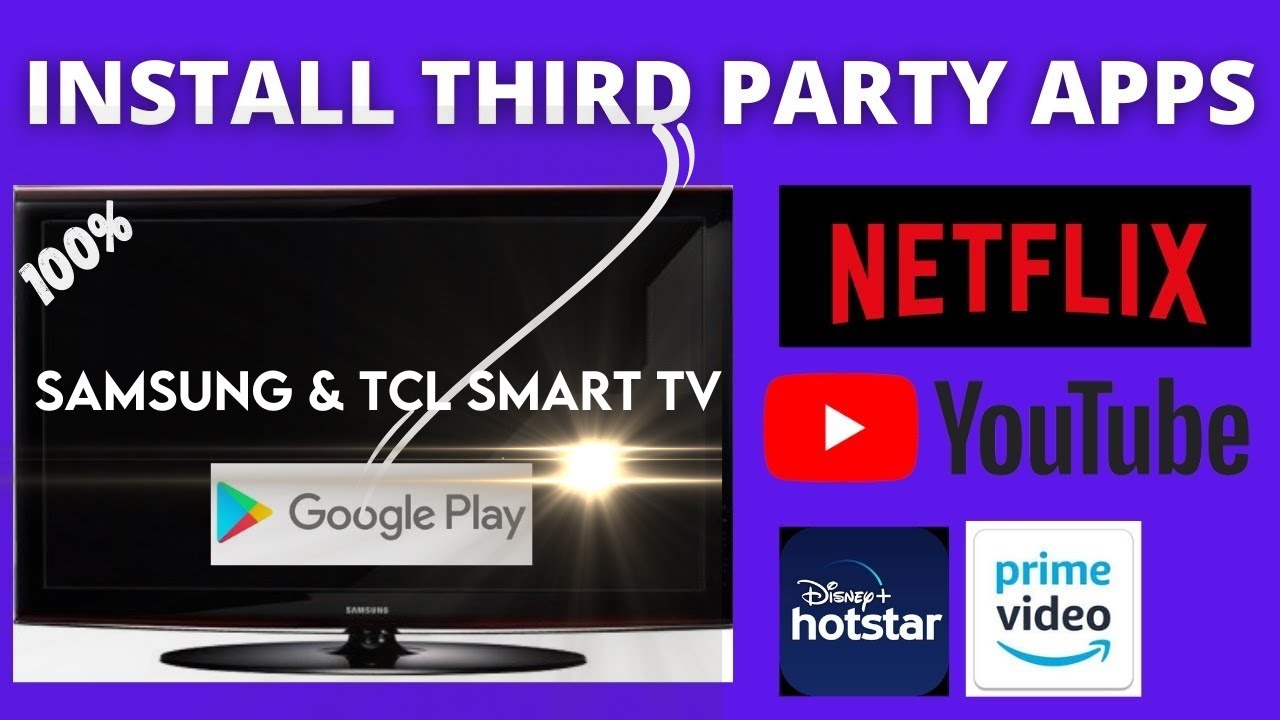 HOW TO INSTALL THIRD PARTY APPS ON SAMSUNG TV || TCL SMART TV - YouTube