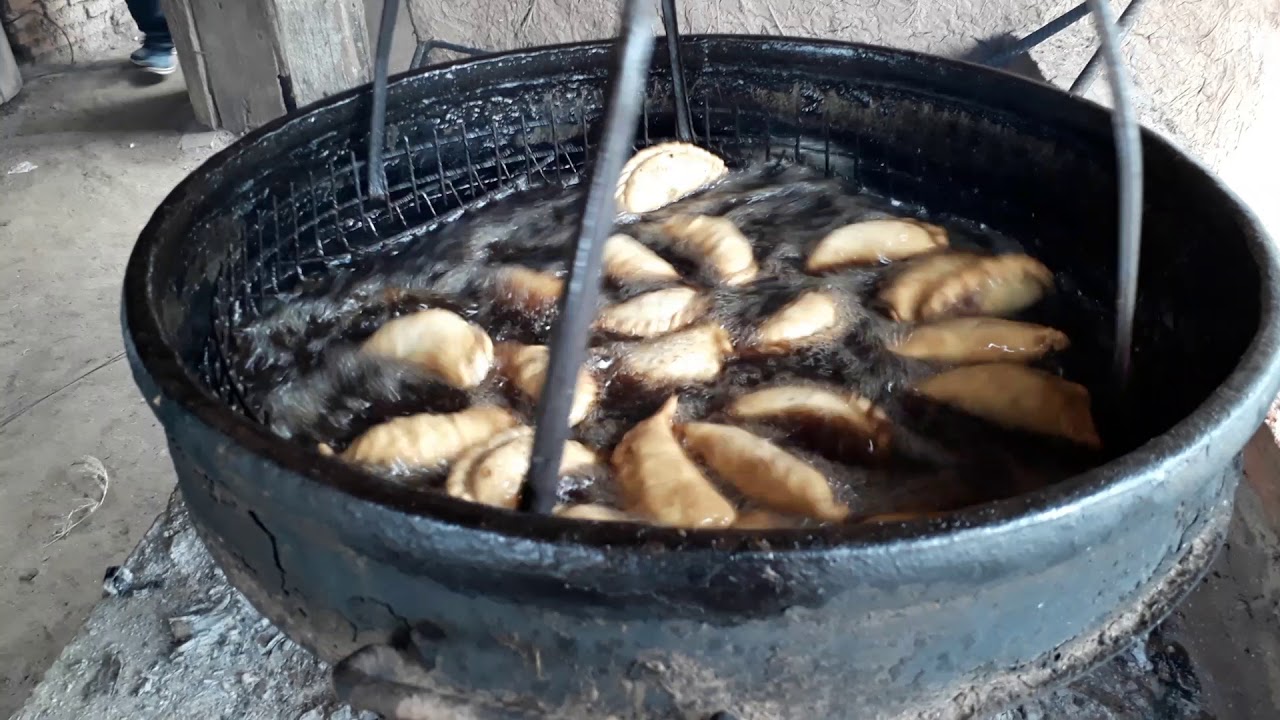 Practico canasto para freír empanadas - YouTube