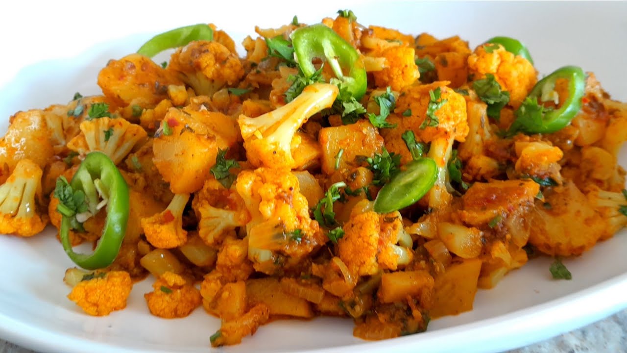 Dhaba Style Allu Gobhi || Allu Gobhi Recipe || Maria’s kitchen Routine ...