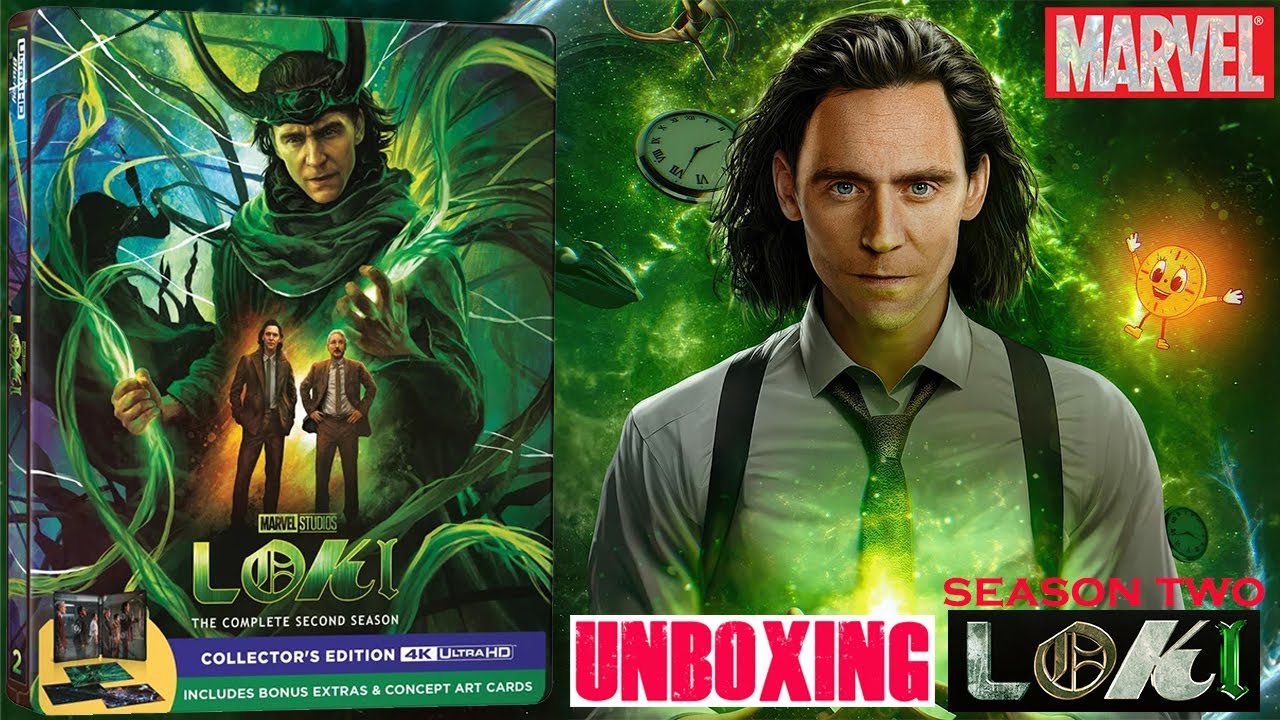 Loki Season 2 on 4K SteelBook (Unboxing and Review) (Tom Hiddleston ...