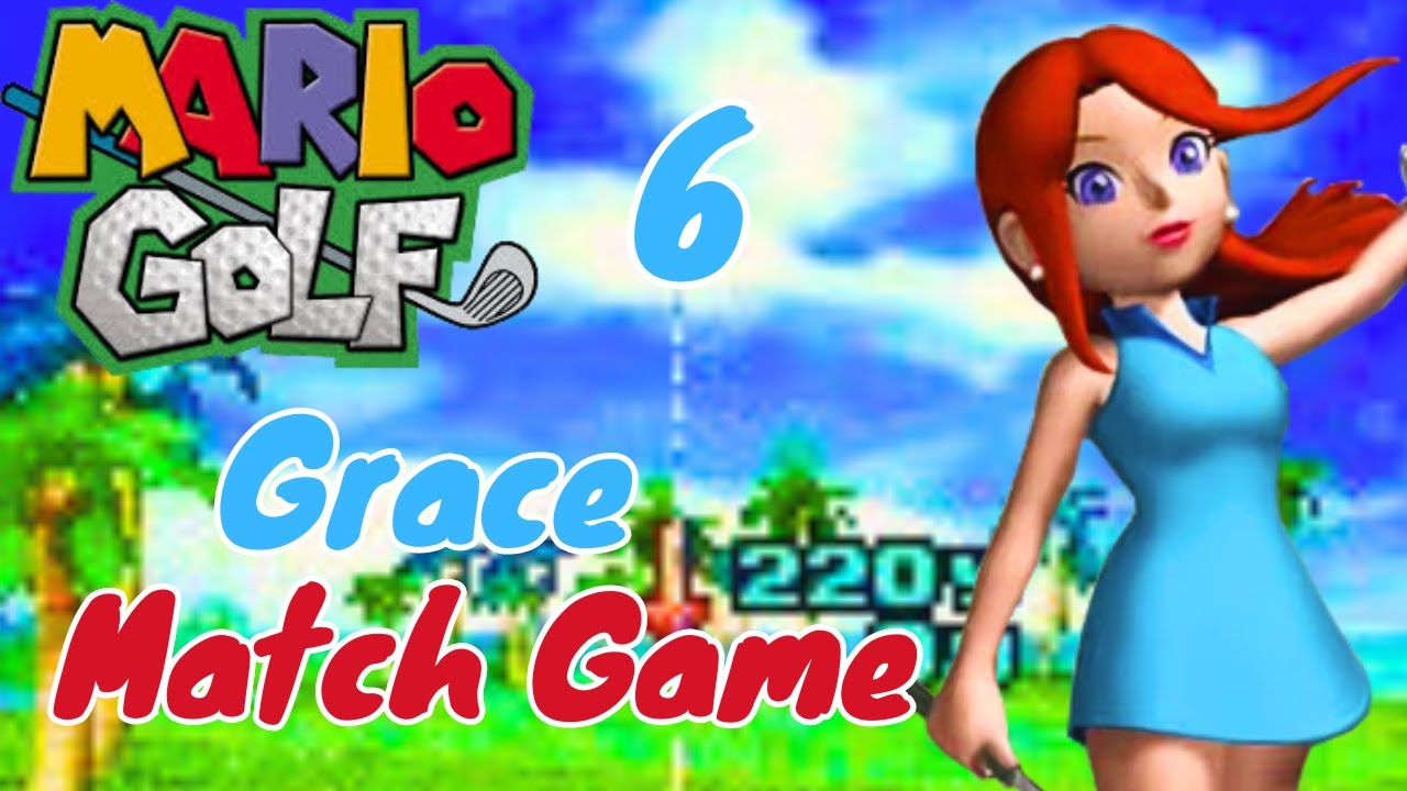 #MarioGolf - Mario Golf GBC 100% Playthrough - Grace Match Play [6 ...