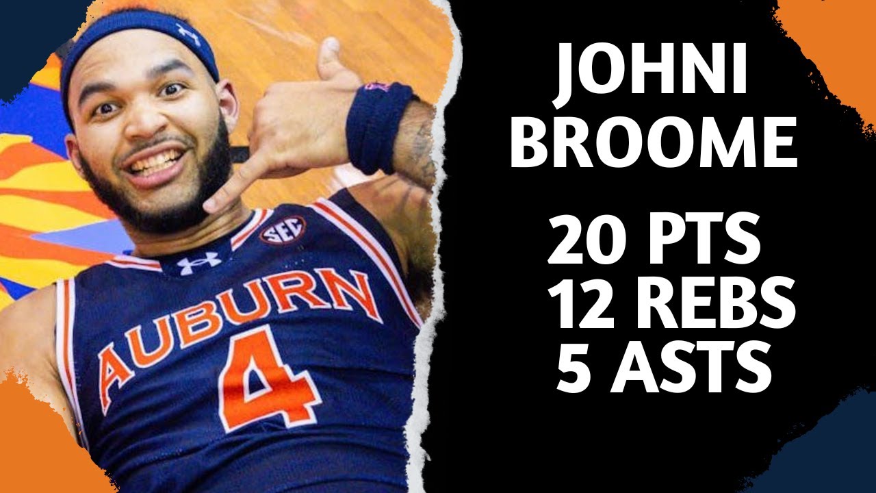 Johni Broome Highlights vs. Texas | 1/8/25 | 20 Pts, 12 Rebs, 5 Asts ...