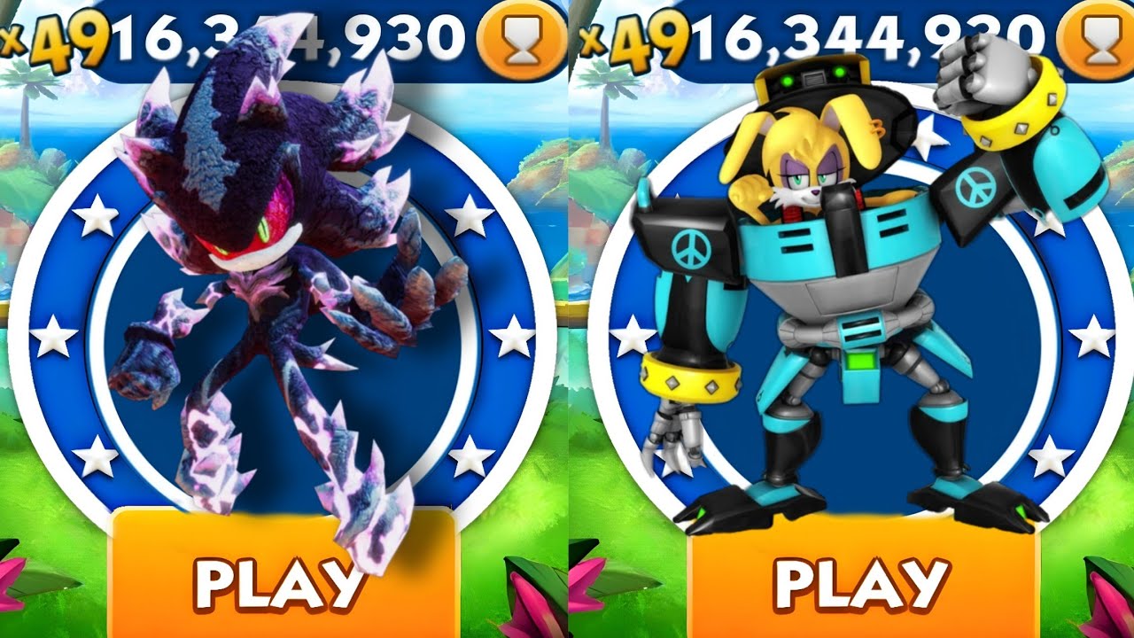 Sonic Dash - Oni Mephiles VS Linebacker Omega _ Sonic vs All Bosses ...