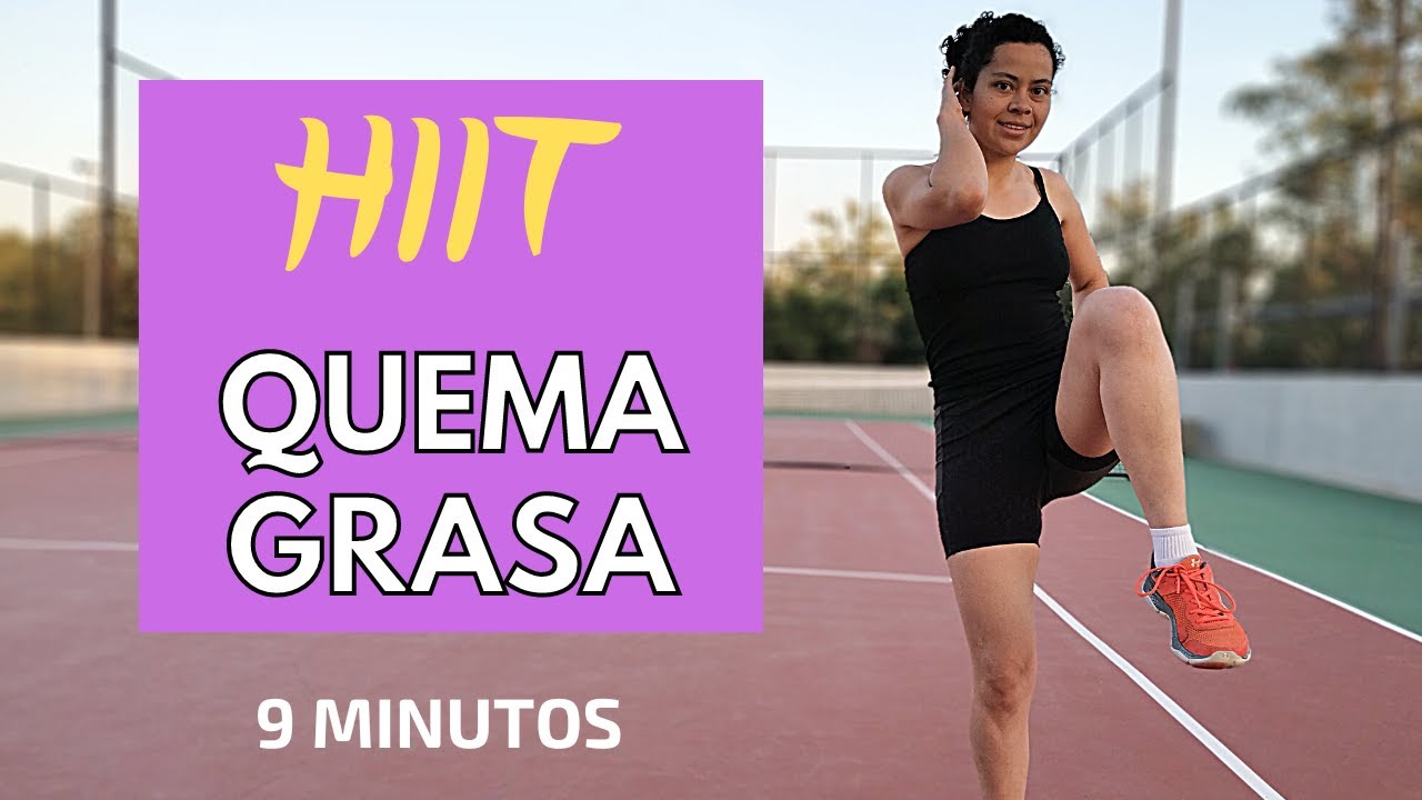 QUEMA CALORIAS en todo tu CUERPO con este HIIT en casa [9 MINUTOS ...