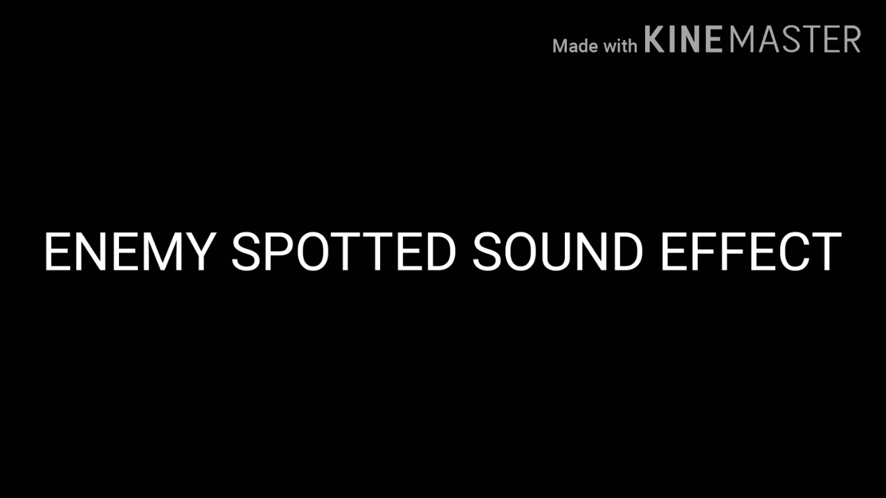 Enemy spotted sound effect - YouTube