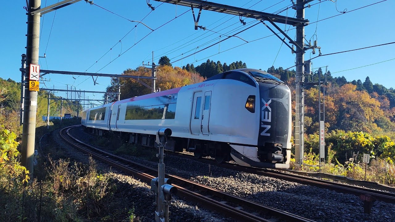 2022/11/27 朝 E259系 成田エクスプレス Narita Express Japan - YouTube