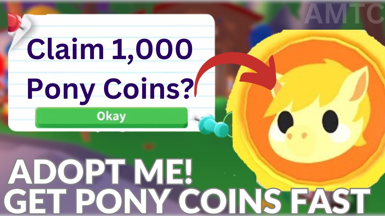 😍 How To Get *PONY COINS*🐎 For Free Pet Ponies - Adopt Me Roblox - YouTube