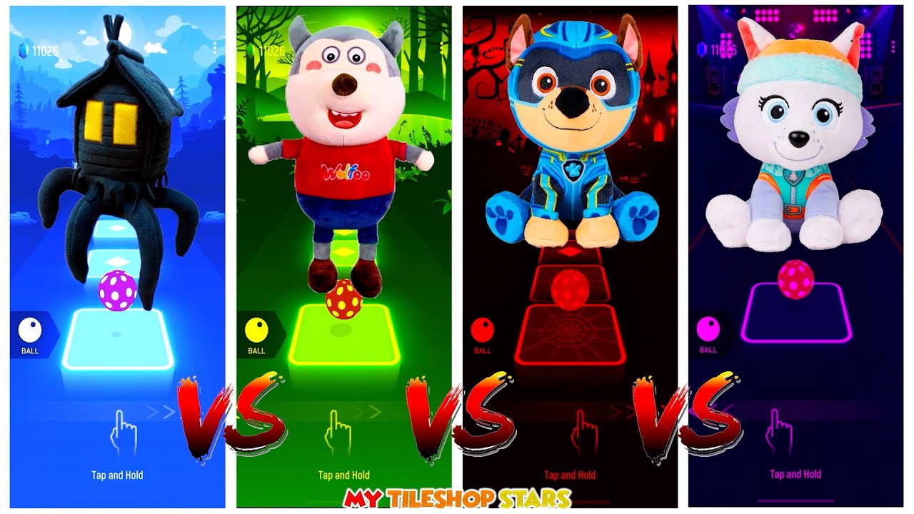 Spider House Head & Wolfoo & PAW Patrol Chase & Everest.🏆 Who Is Best ...