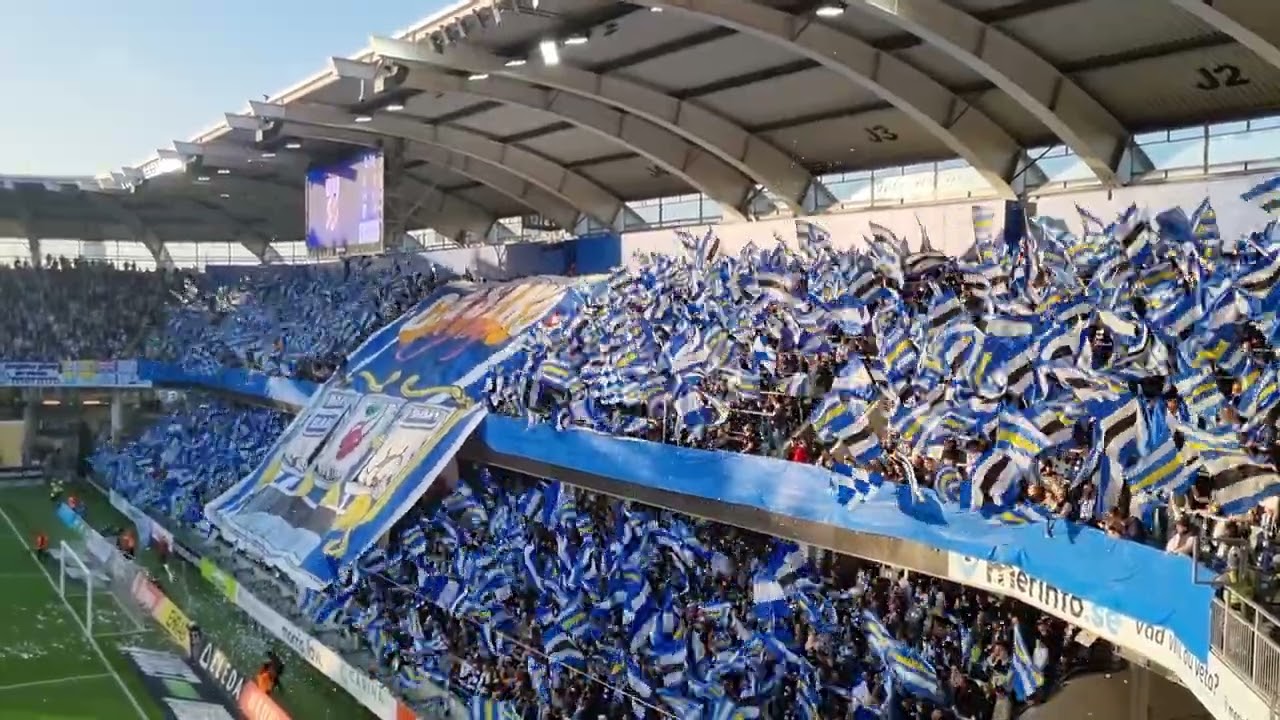 IFK Göteborg tifo mot Häcken 2022-10-30 - YouTube