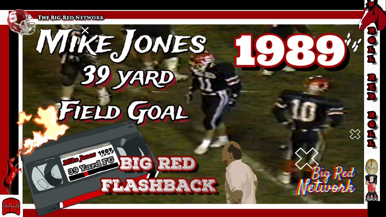 1989 🏈 Steubenville Big Red Football: Mike Jones hits a 39-yd field ...