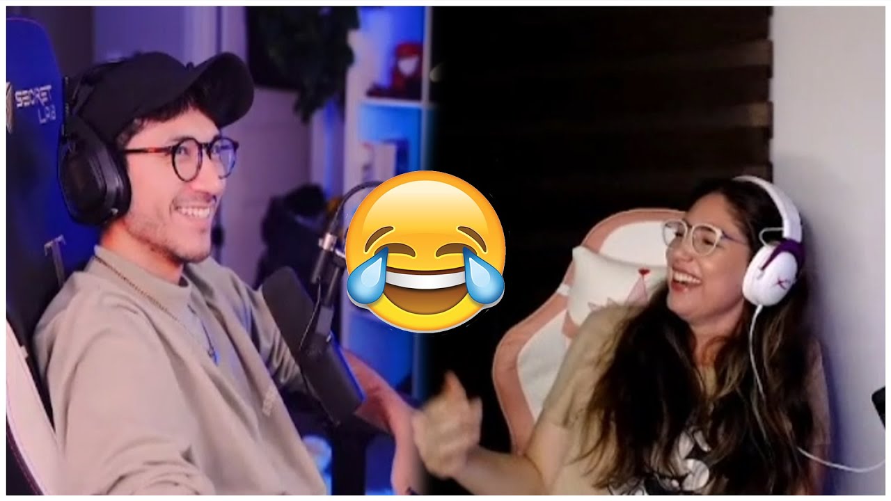 ANDY LA HACE REIR A CAROLAIN CAWEN Y EL CHAT SE MATA DE LA RISA XD - YouTube