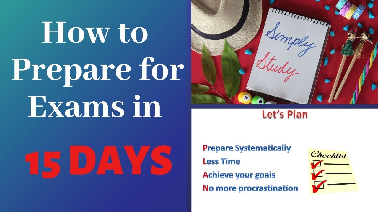 How to Prepare for exam in 15 Days | Success Mantra | Exam Planning ...