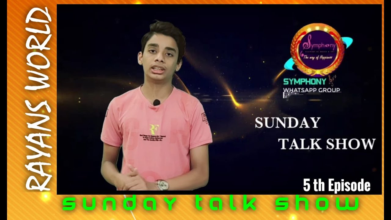 SUNDAY TALK SHOW 5 TH EPISODE - YouTube