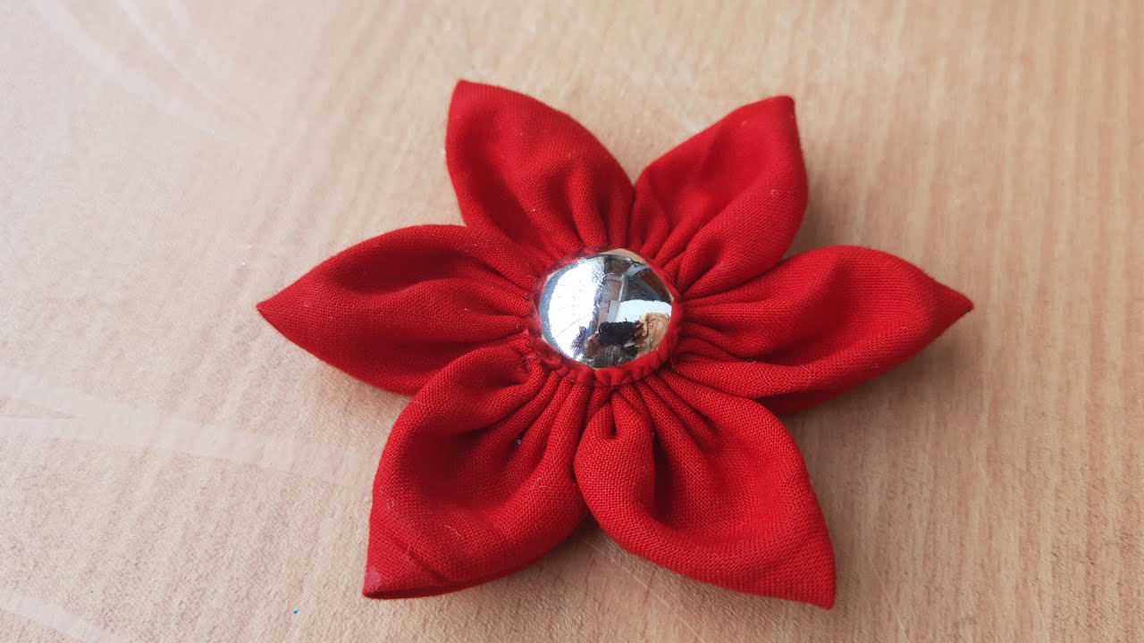 DIY Flower Idea | How to Make Beautiful Flowers from Old Clothes for ...
