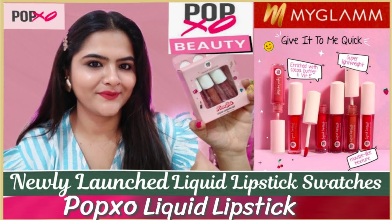 Popxo Liquid lipstick Swatches Homegirls | *Newly Launched* Lipstick ...