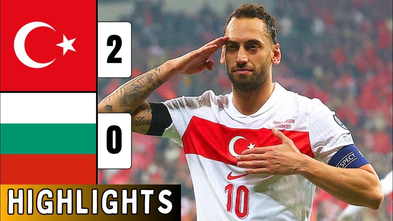 Türkiye - Bulgaristan 2-0 Maç Özeti | Atanas Chernev Own Goal | World ...
