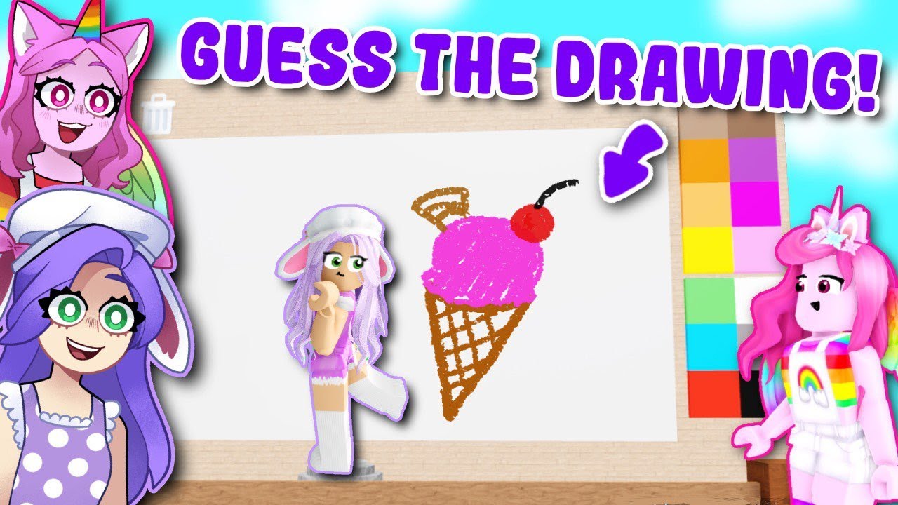 Playing GUESS The DRAWING With SUNNY! (Roblox) - YouTube