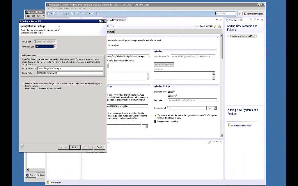 HP Data Protector 8.1 - Admin-Drive Protection for SAP HANA Enviroments ...