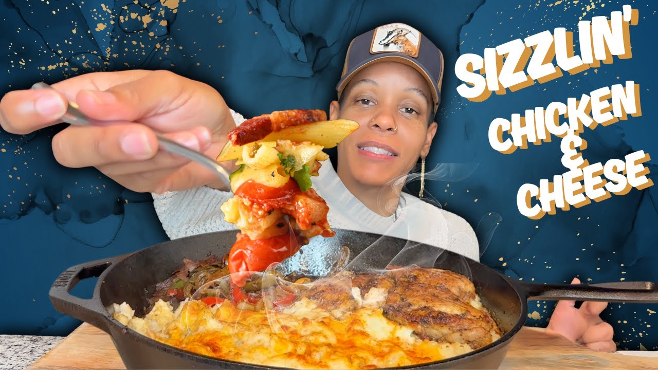 Sizzlin Chicken & Cheese Skillet - YouTube