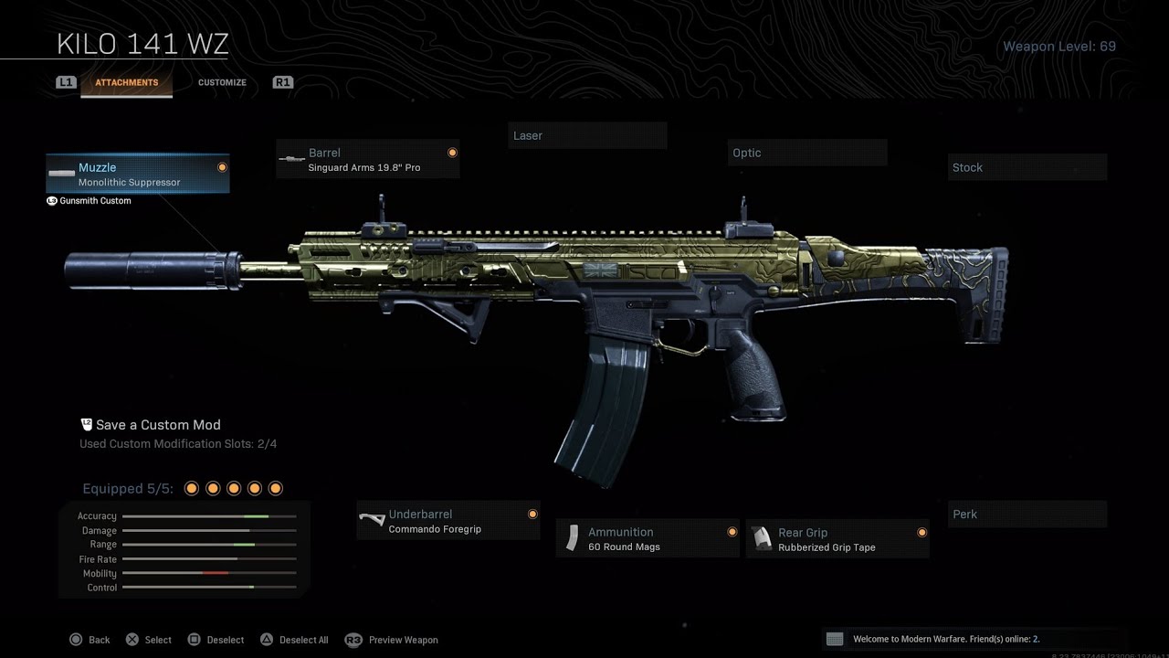 Call of Duty: Modern Warfare - Gold Kilo 141 Gameplay - YouTube