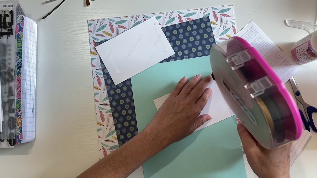 Mistaken Identity- scrapbook layout process - YouTube
