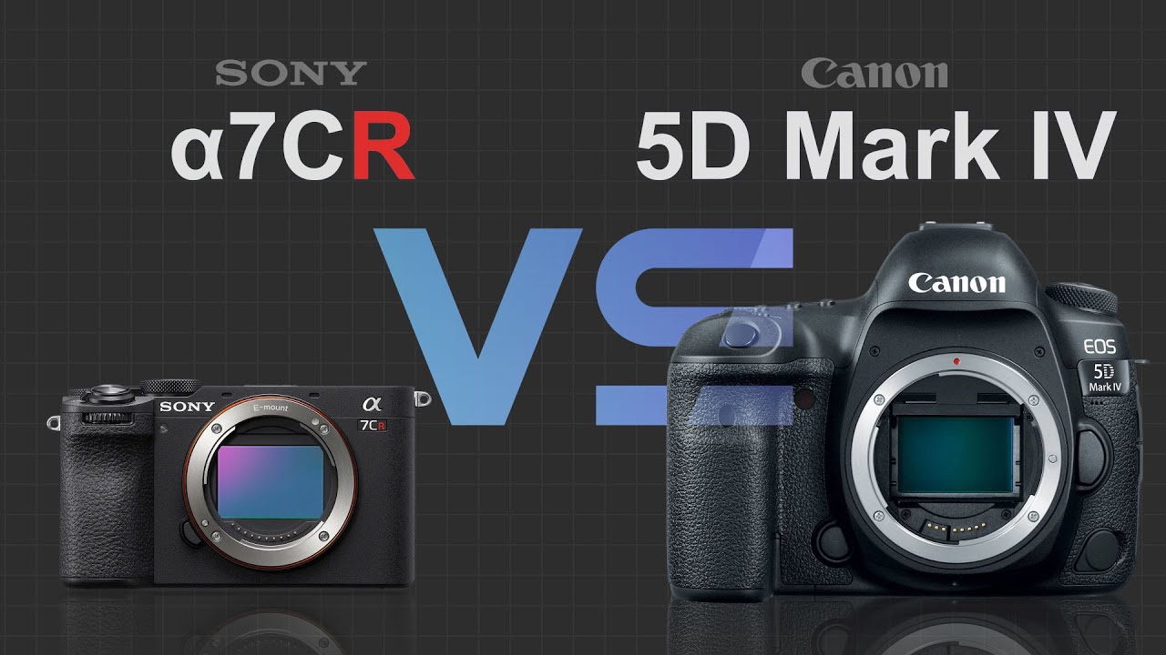 Sony alpha a7CR vs Canon EOS 5D Mark IV - YouTube