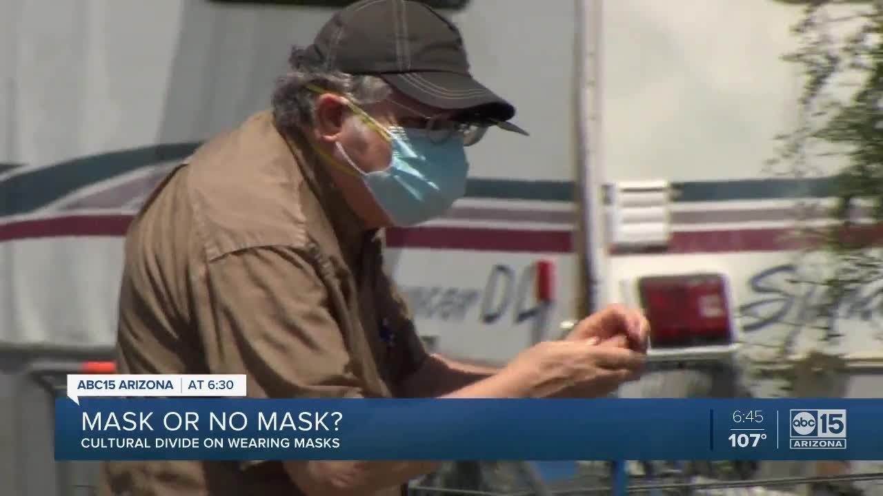 Mask or no mask? Cultural divide on wearing masks - YouTube
