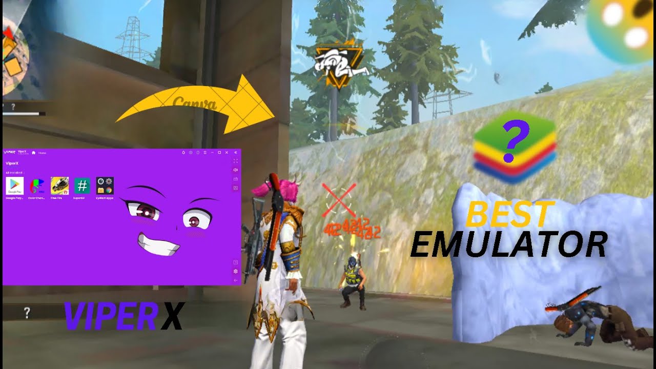 Paid Emulator For Free 🎯 🤯| 100% HEADSHOT BUT FEAR 👀 || VIPERx EMULATOR FOR LOW END PC - YouTube