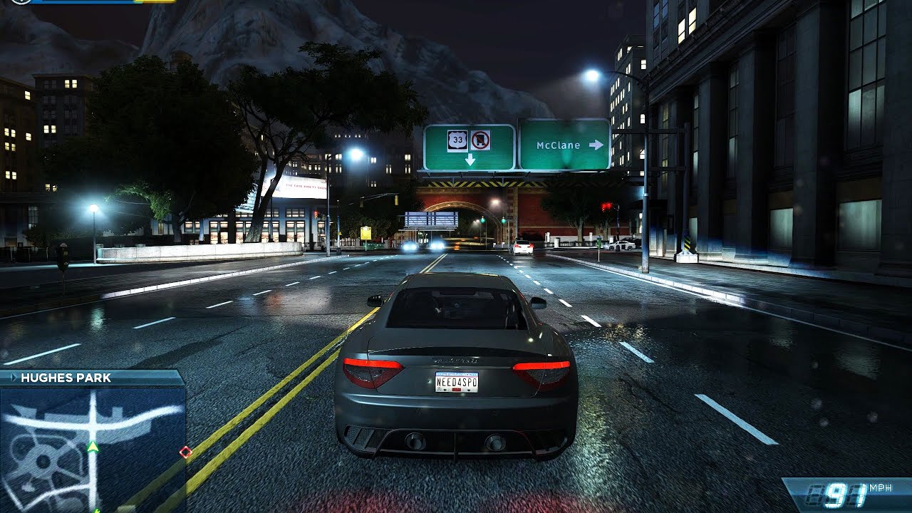 NFS Most Wanted at NIGHT Looks INSANE - YouTube