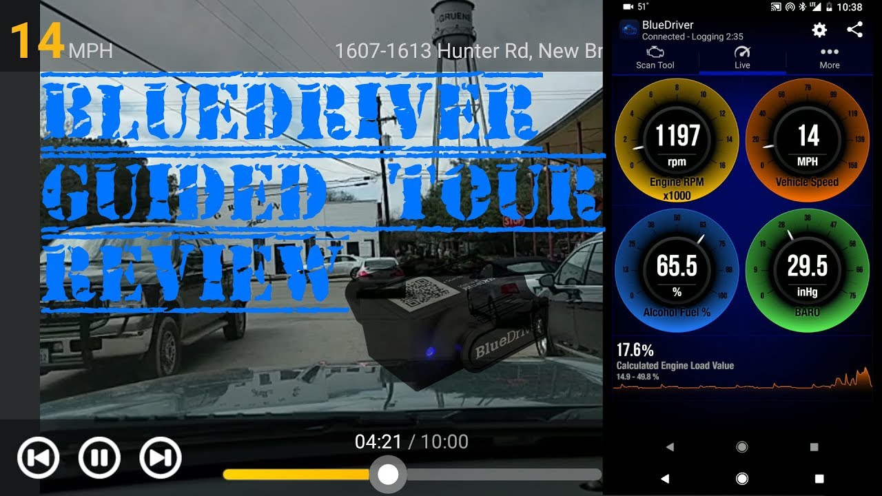 BlueDriver Professional Bluetooth OBDII Scanner Installation, Guided ...