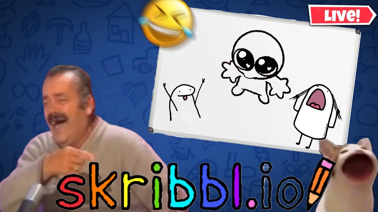 SCRIBBL.IO FUN !!! XOTIC IS LIVE #33 - YouTube