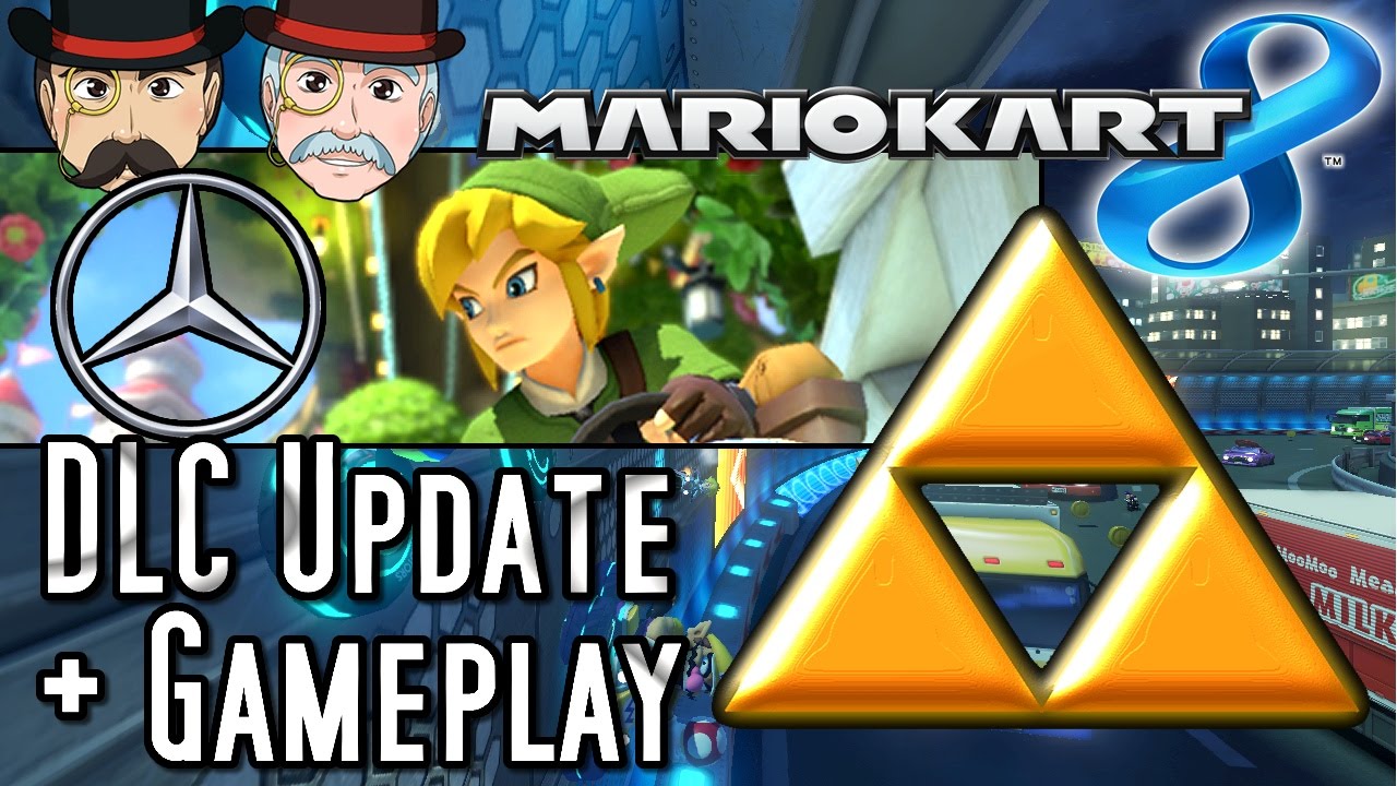 Mario Kart 8 MERCEDES Gameplay, Link Teaser & DLC UPDATE! - YouTube