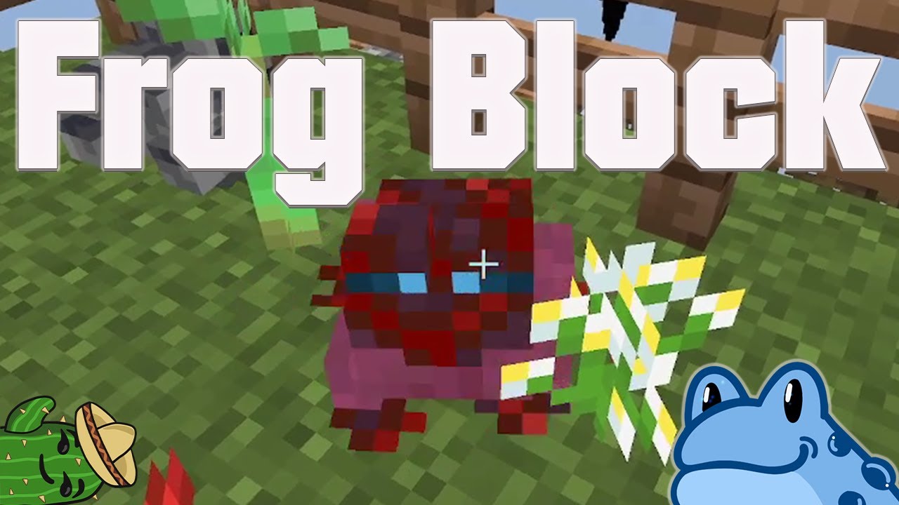 FROG BLOCK | Bedrock Let's Play - SO MANY NEW FROGS! - YouTube