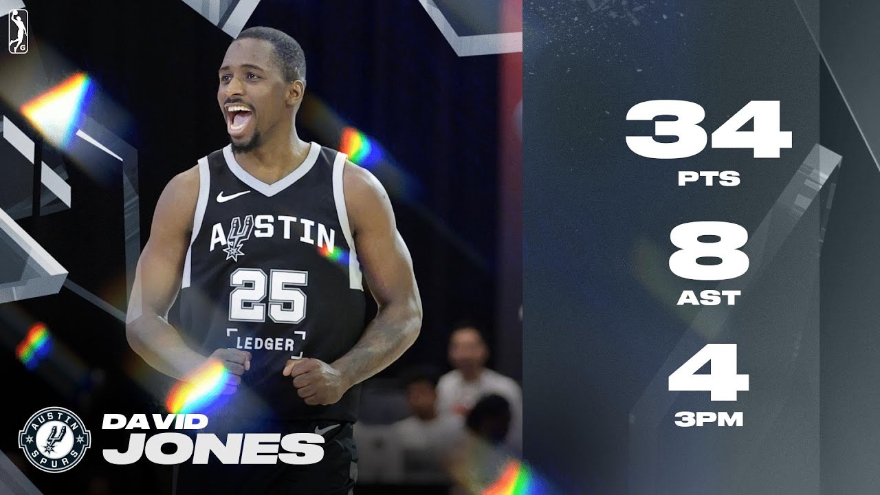 David Jones Garcia Drops 32 PTS 8 AST For Austin - YouTube