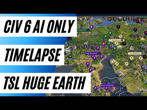 Civ 6 AI Only Time-lapse - Rome STOMPED Everybody On This TSL Huge ...