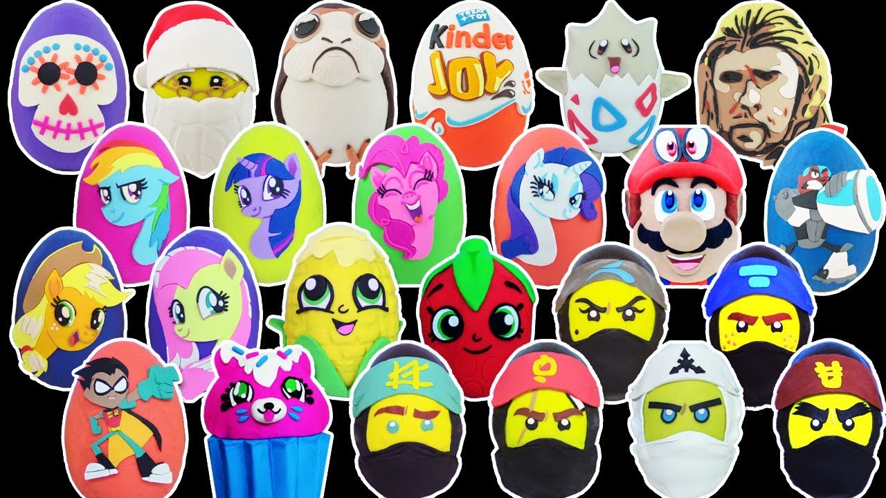 ULTIMATE Giant Play-Doh Surprise Egg Compilation OVER 3 HOURS of 24 ...