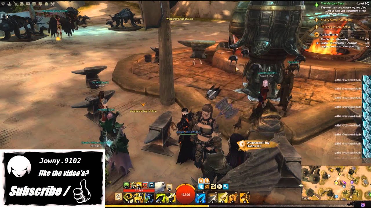 GW2 Twilight 2: Mithril Nightsword Blade Requisition - YouTube