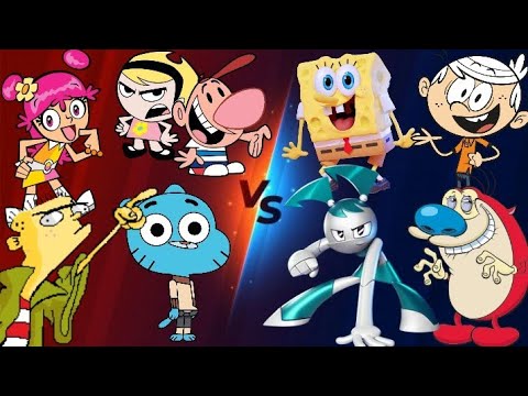 Mugen Battle #2847: Team Cartoon Network vs Team Nickelodeon #4 - YouTube