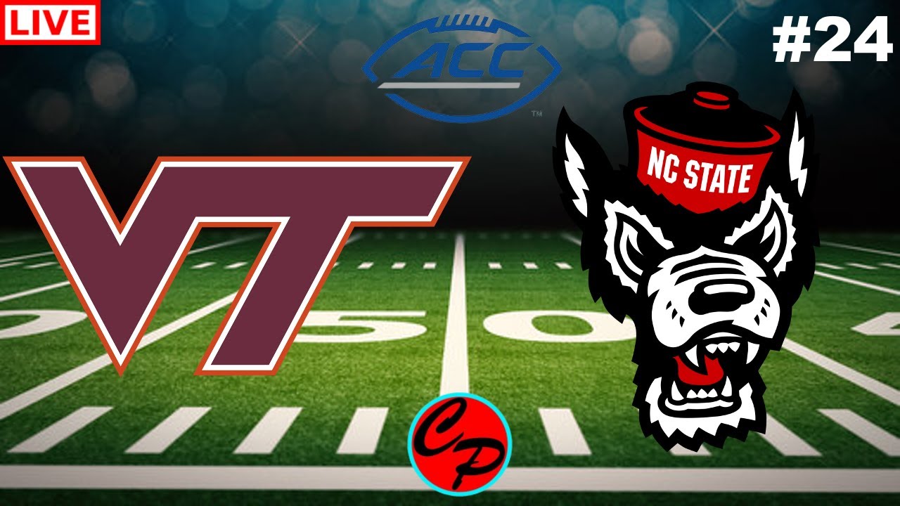 Virginia Tech vs North Carolina State ACC College Football Live Game ...