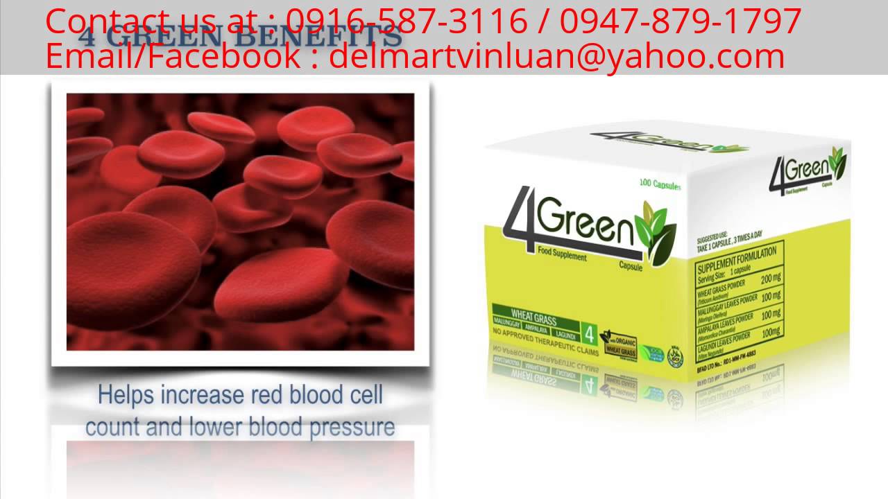 JC Premiere 4Green Food Supplement - YouTube