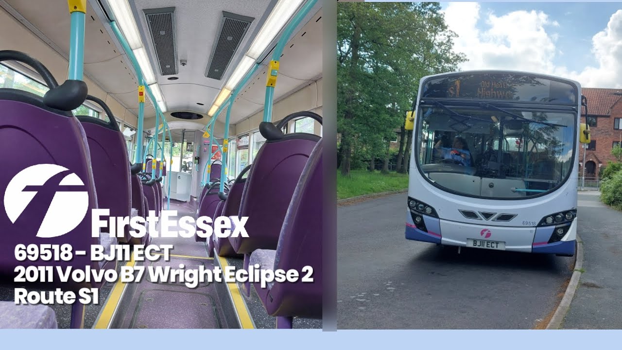 Maxed Out Heap and Full Thrash - First Essex 69518 Wright Eclipse 2 working the s1 - YouTube