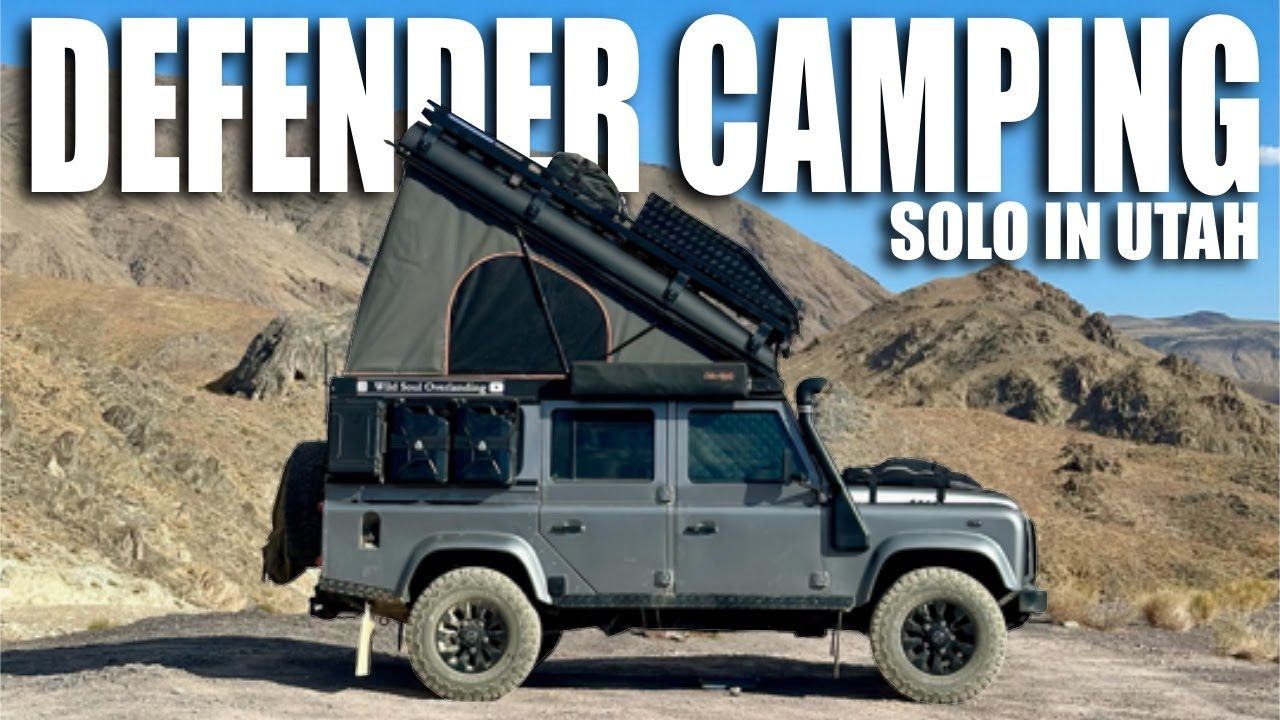 Defender Camping in Utah - YouTube
